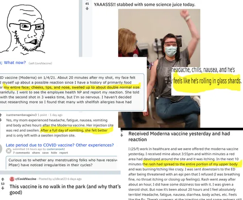 over if you got the covid 19 vaccine | Looksmaxxing Forum